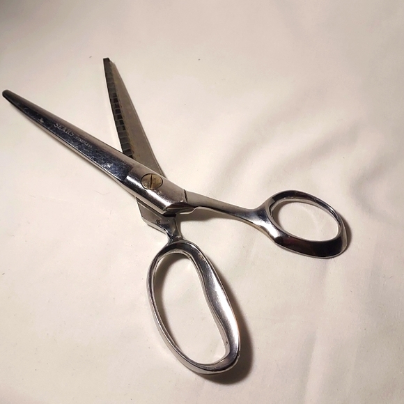 Sears Stainless Pinking Shears | Other | Vintage Sears Stainless Fabric ...